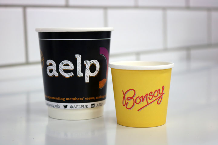 Branded cups | The Barista