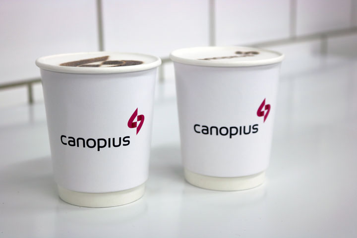 Branded cups | The Barista
